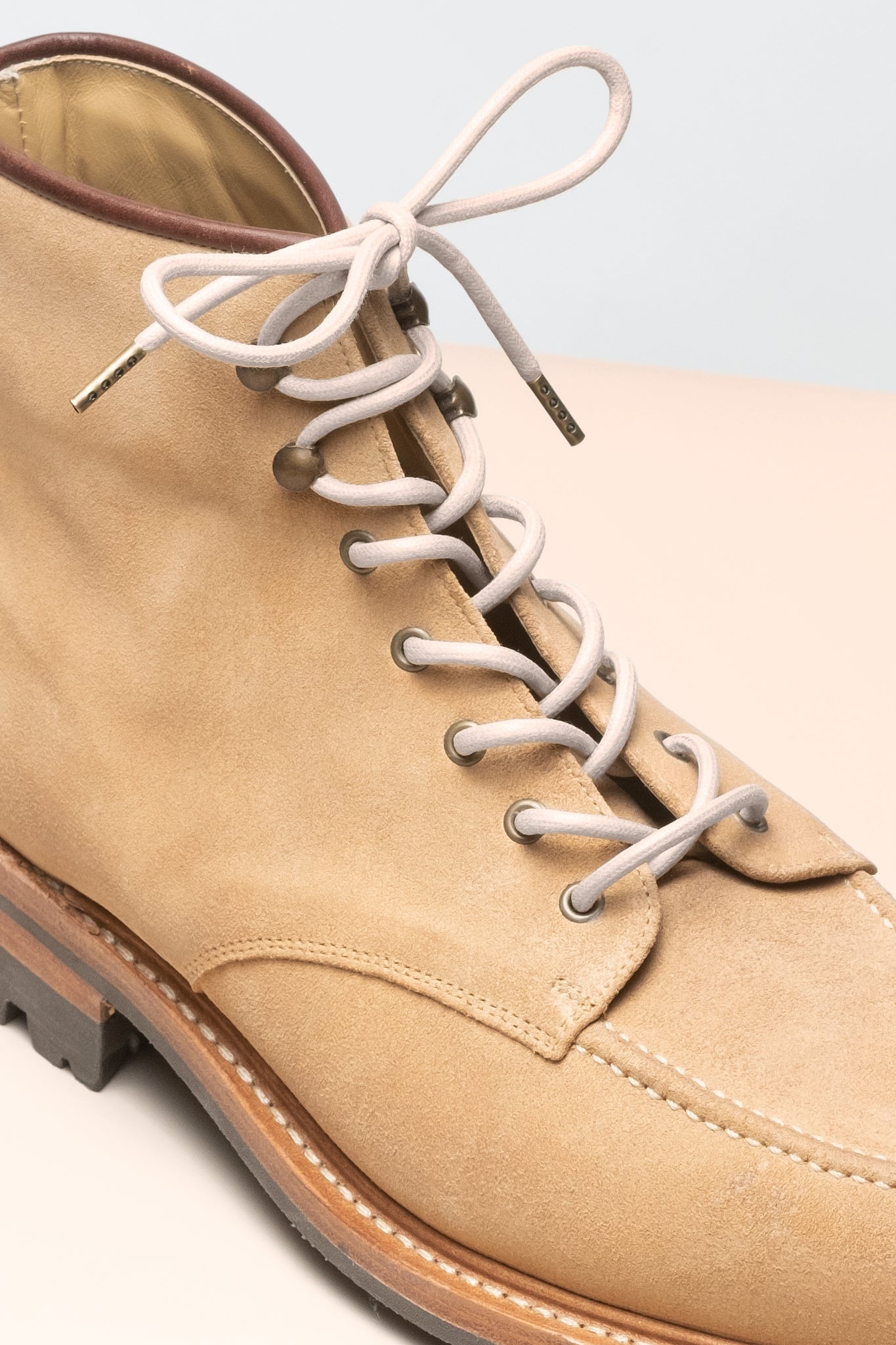 Bone White - 4mm Round Waxed Shoelaces | Senkels